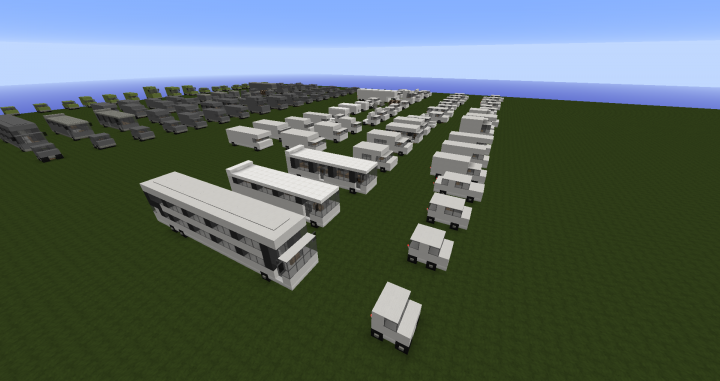 480 CAR PACK Minecraft Map