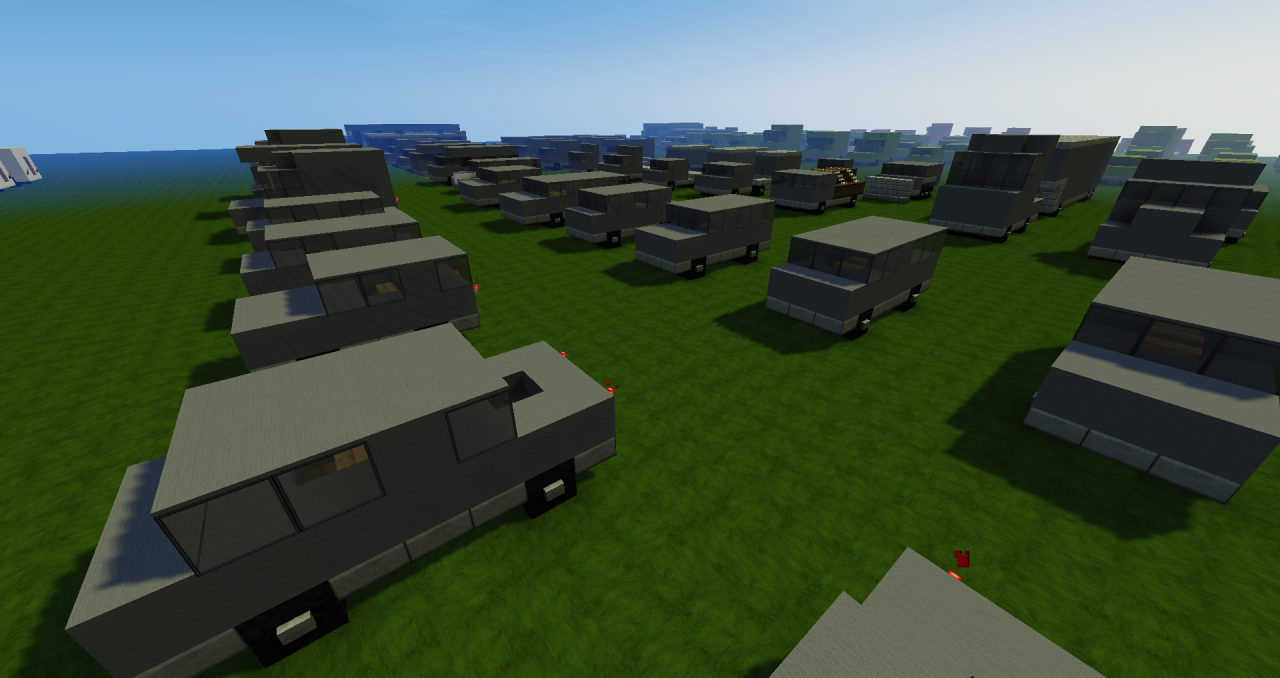 480 CAR PACK Minecraft Map