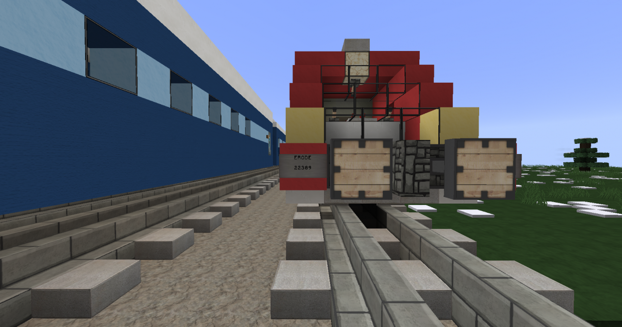 CLW Indian Railways Electric Locomotive WAP 4 Minecraft Map