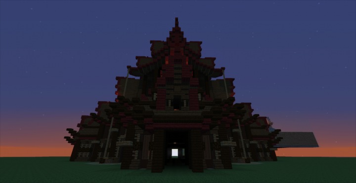 Chinese temple Minecraft Map