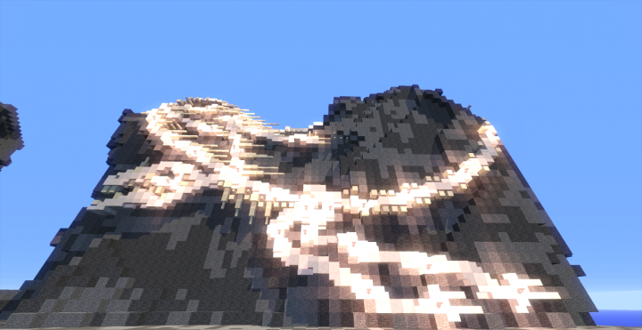 Skeletal dragon Minecraft Map