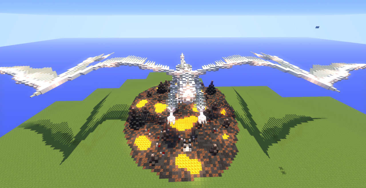 Skeletal dragon Minecraft Map