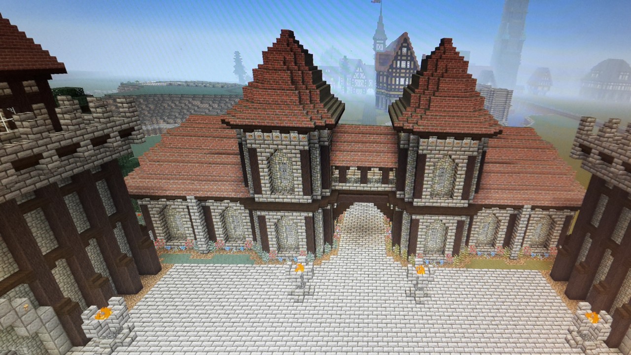 Medieval Town Entry Minecraft Map