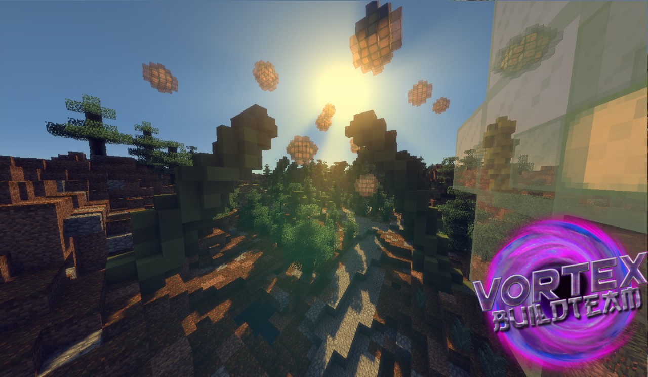 Fantasy Themed Spawn made by the Vortex Minecraft Map