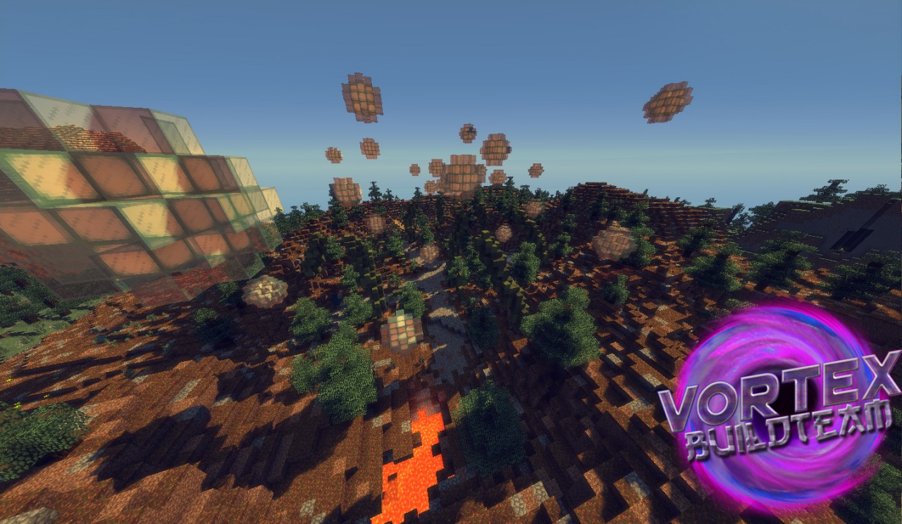 Fantasy Themed Spawn made by the Vortex Minecraft Map