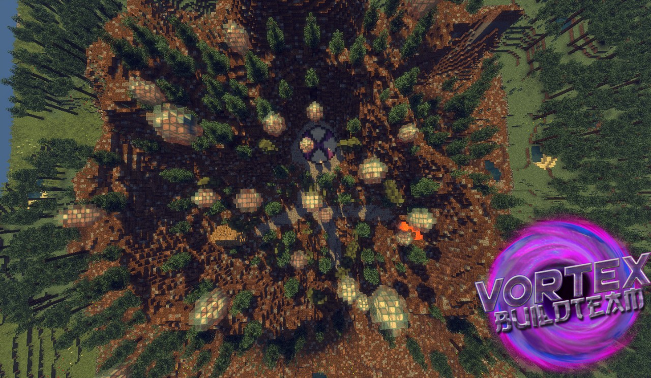 Fantasy Themed Spawn made by the Vortex Minecraft Map