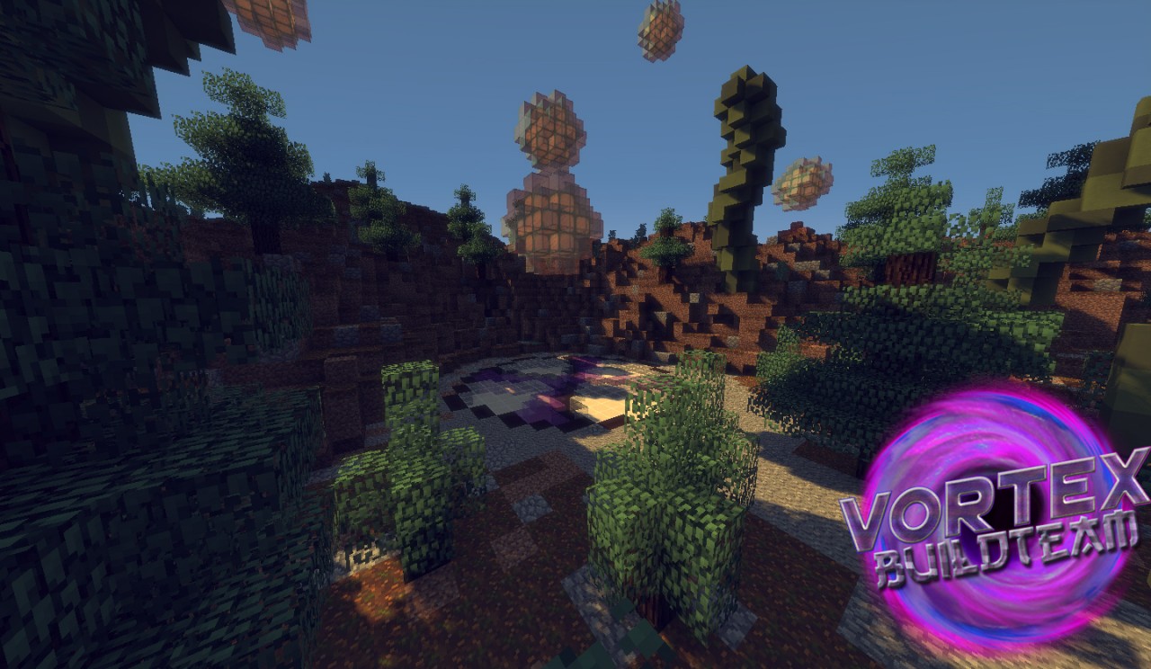 Fantasy Themed Spawn made by the Vortex Minecraft Map