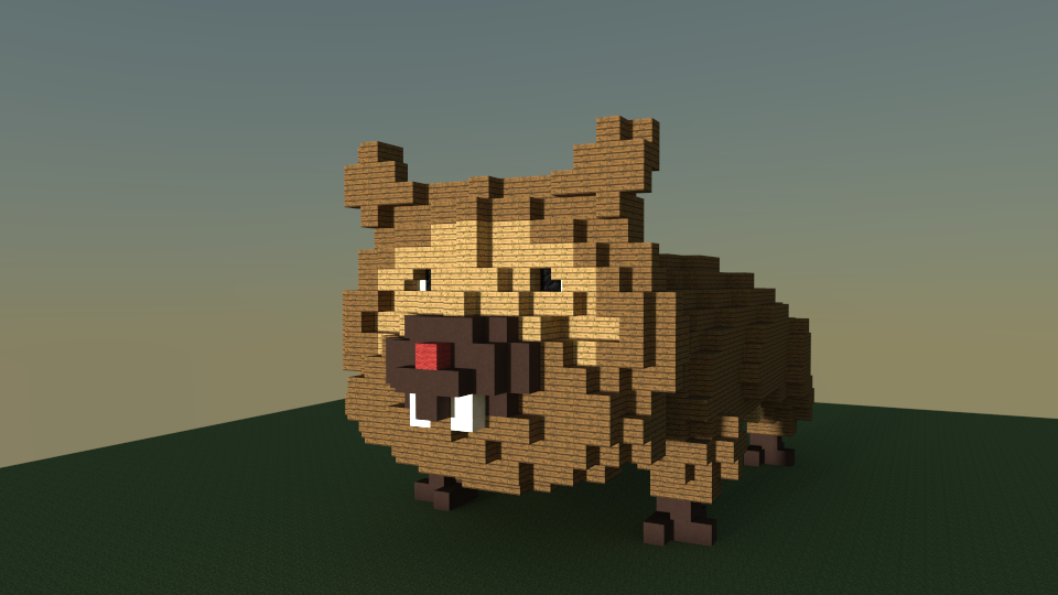 Bidoof Pokemon Minecraft Map