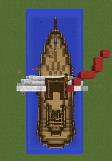 Pirate Ship (Solo build) [Small Scale] Minecraft Map
