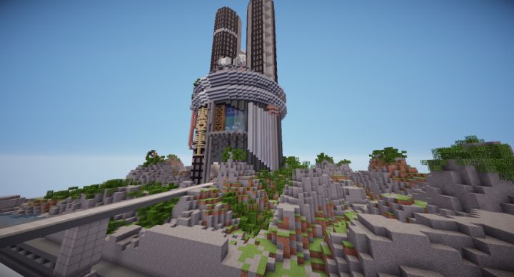 Futuristic Tower Minecraft Map