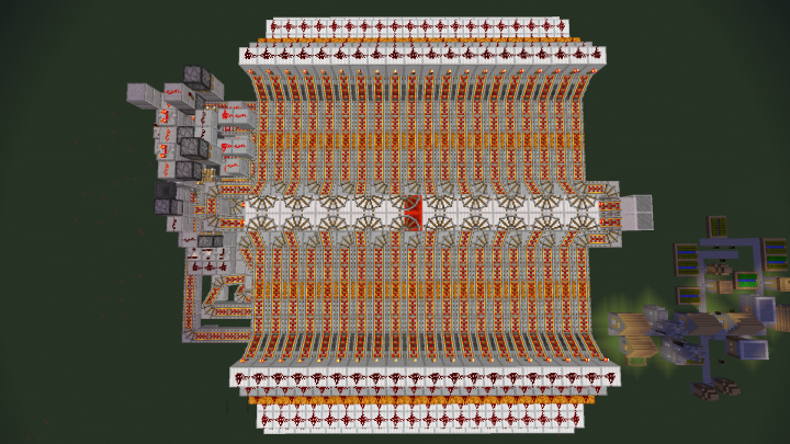Vanilla Automatic Minecart Item Sorter Minecraft Map