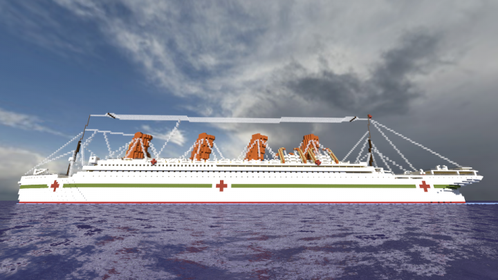 HMHS Britannic [+Sinking Version][1:1Scale] Minecraft Map