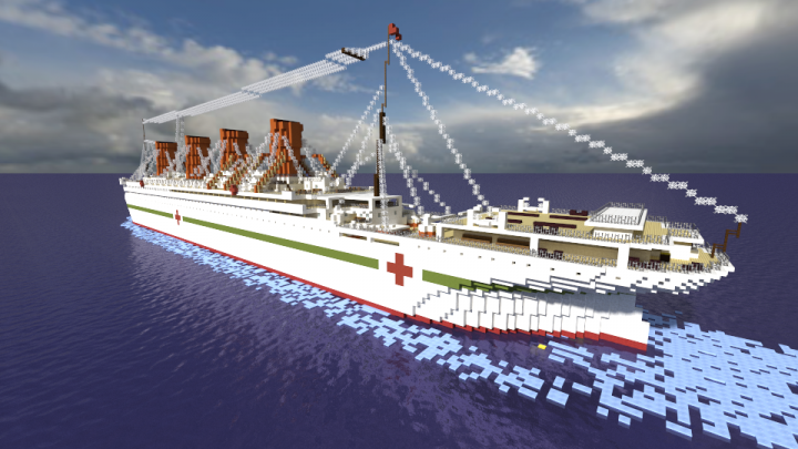 HMHS Britannic [+Sinking Version][1:1Scale] Minecraft Map