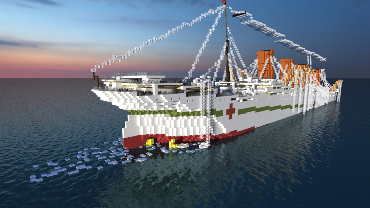 HMHS Britannic [+Sinking Version][1:1Scale] Minecraft Map