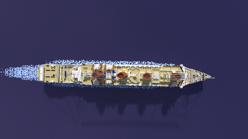 HMHS Britannic [+Sinking Version][1:1Scale] Minecraft Map