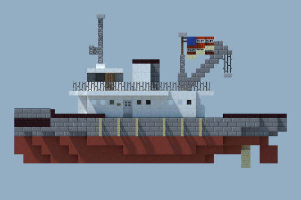 Tugs Hoga (YT-146) and Nokomis (YT-142) Minecraft Map