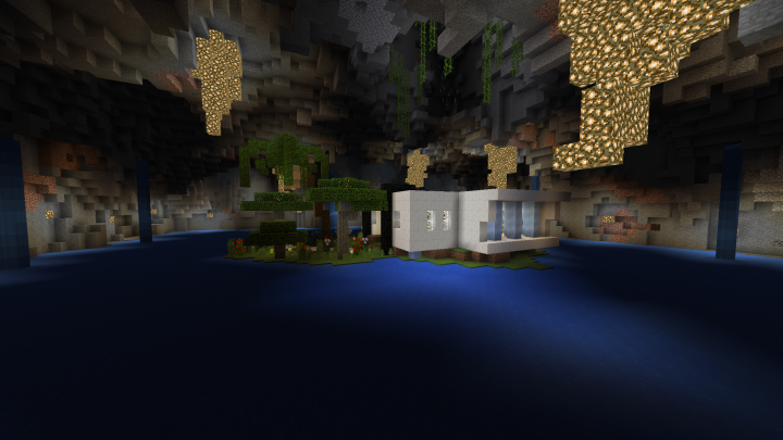 Cave Island Minecraft Map
