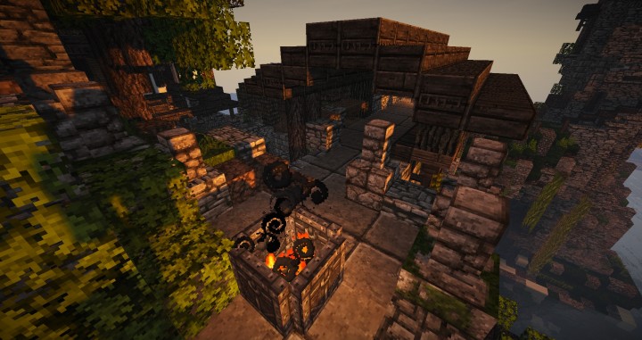 MEDITERRANEAN CASTLE BADBUILDER AND IRONFARMER Minecraft Map