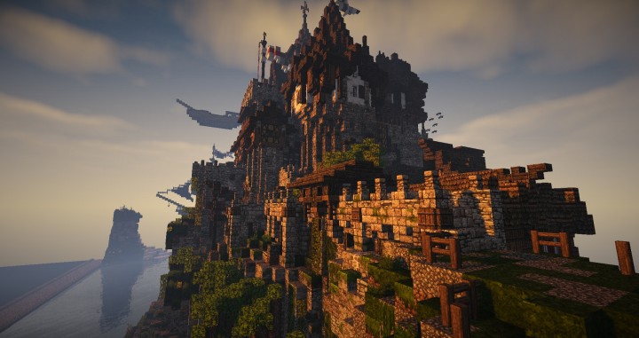 MEDITERRANEAN CASTLE BADBUILDER AND IRONFARMER Minecraft Map