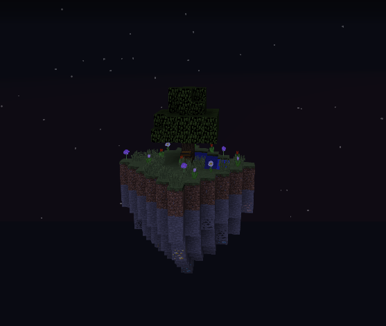 Custom Skyblock Island Minecraft Map