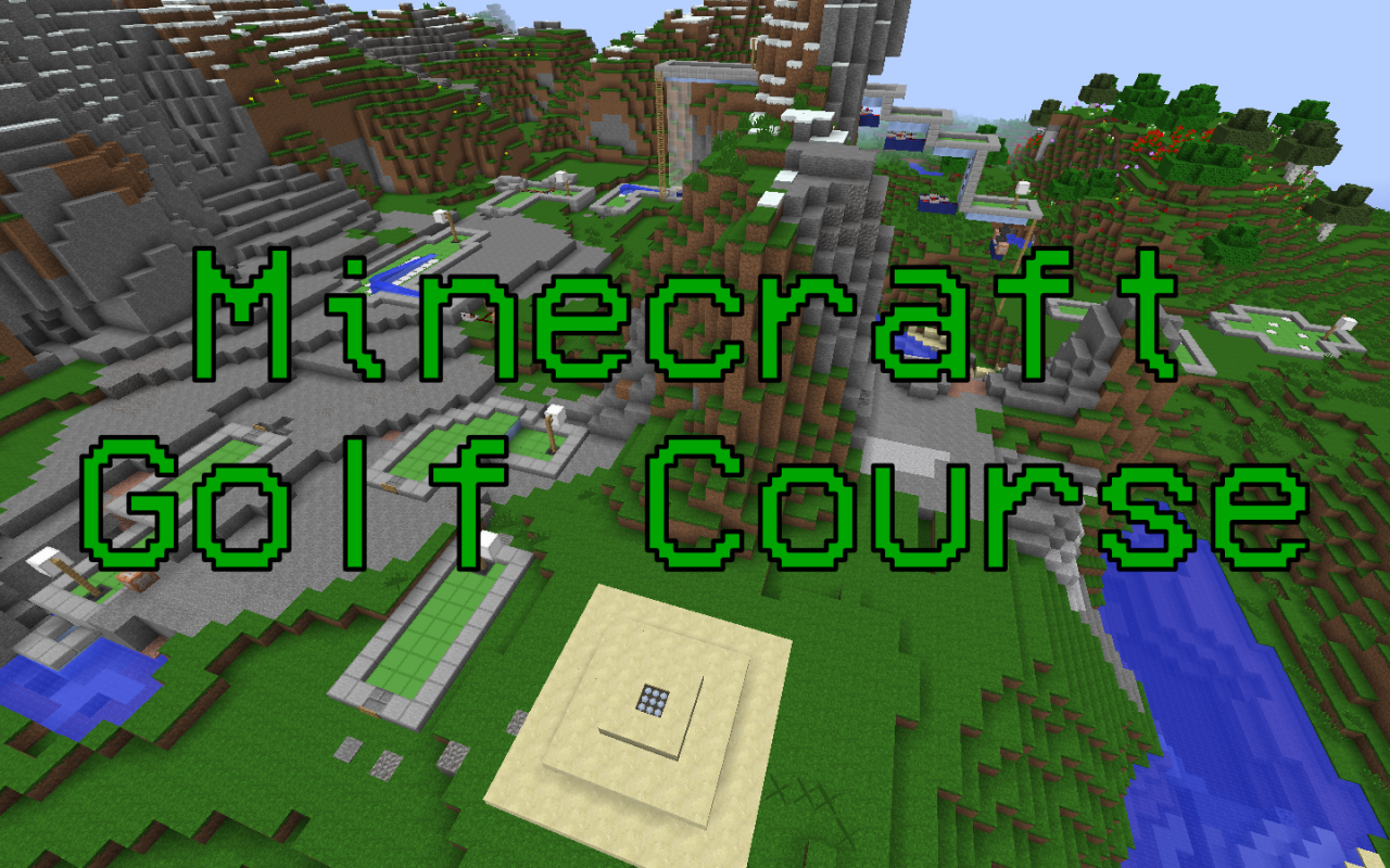 Minecraft Golf Course Minecraft Map
