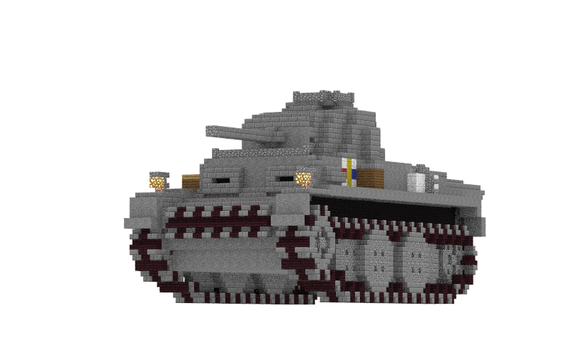 MK-1 light tank(original battle tank) Minecraft Map