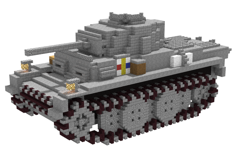 MK-1 light tank(original battle tank) Minecraft Map