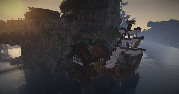 MEDITERRANEAN CASTLE BADBUILDER AND IRONFARMER Minecraft Map