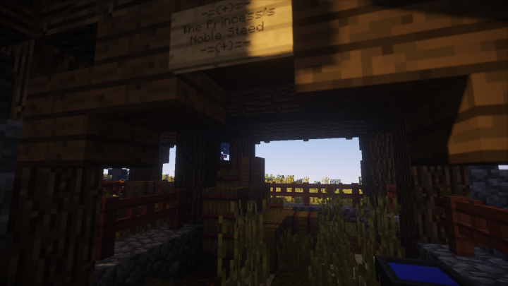 The Royal Family's Horse Stables Minecraft Map