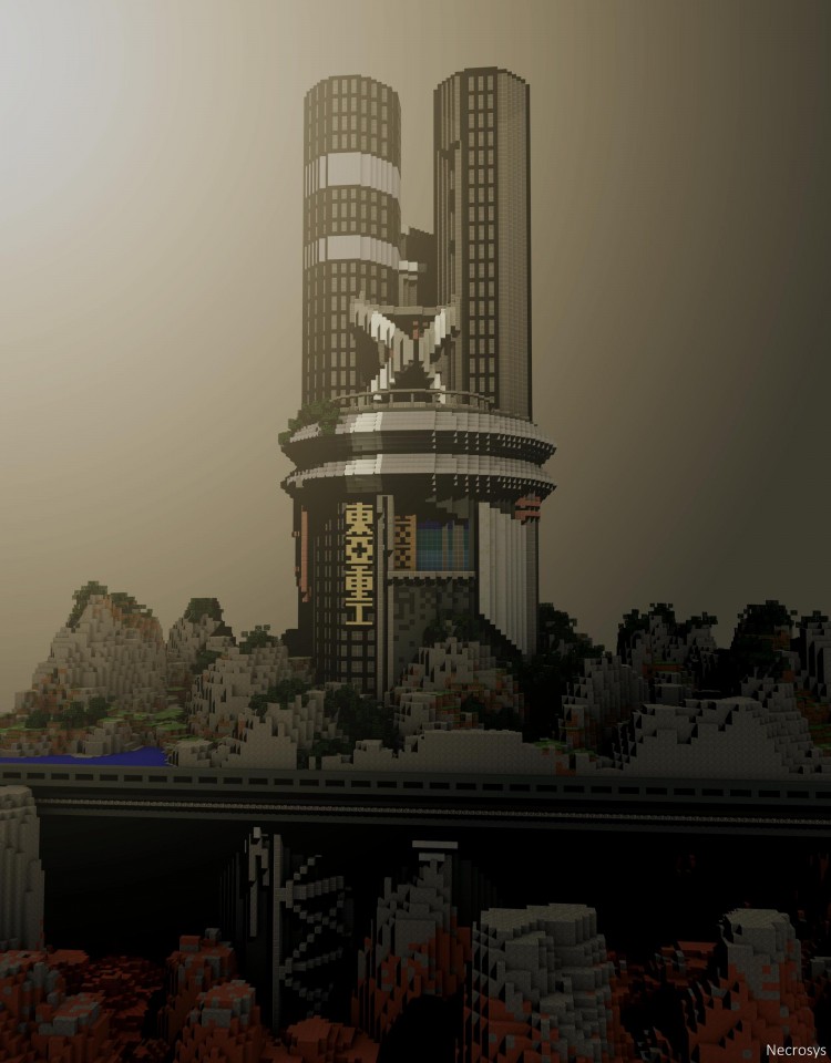Futuristic Tower Minecraft Map