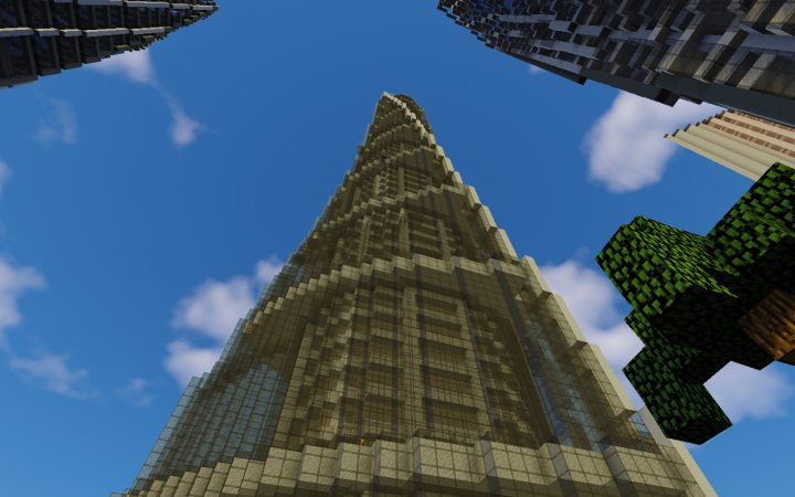Shanghai tower | Skyscraper Minecraft Project