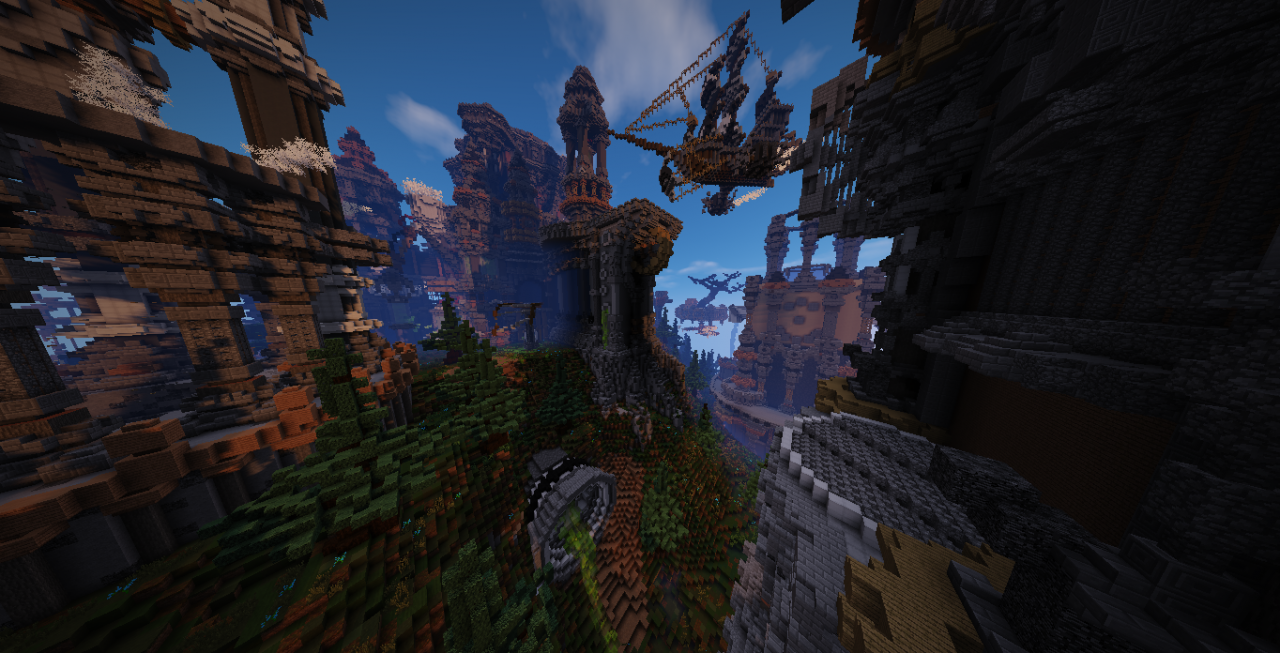 The Industrial island Minecraft Map