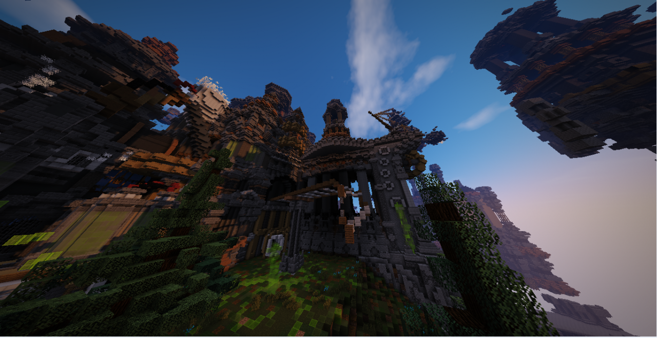 The Industrial island Minecraft Map