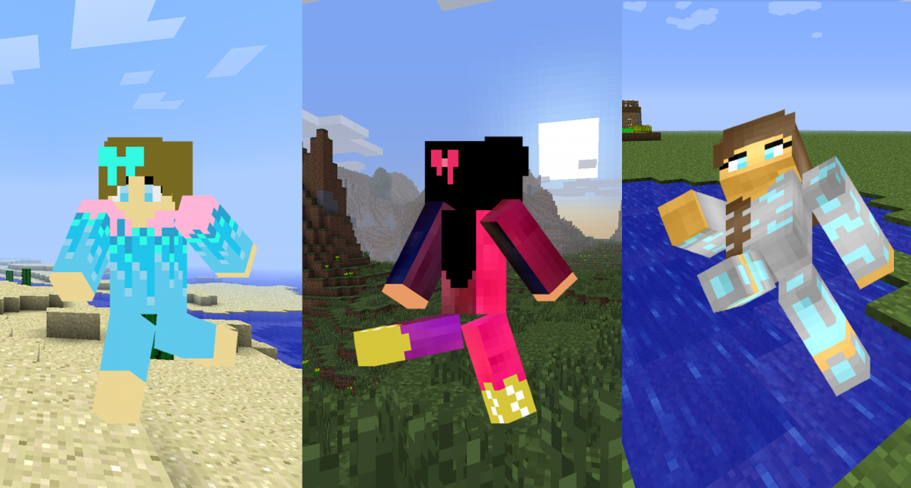 How To Pose Minecraft Skins And Put Them On Different Backgrounds ...