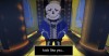 Undertale- Sans in the Judgement Hall Minecraft Map