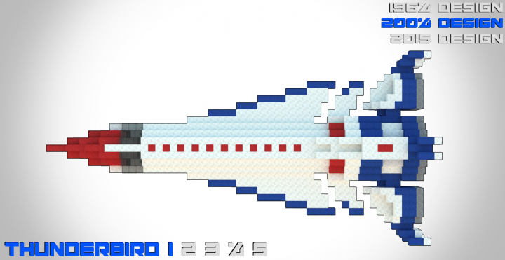 Thunderbird 1 - 2004 Movie Redesign Minecraft Map