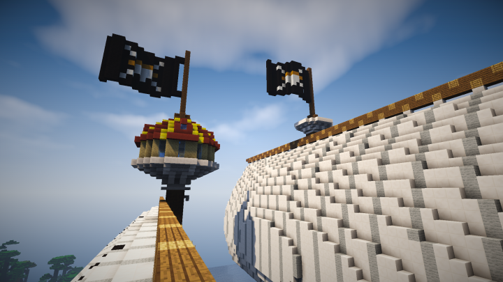 One Piece: Thousand Sunny Minecraft Map
