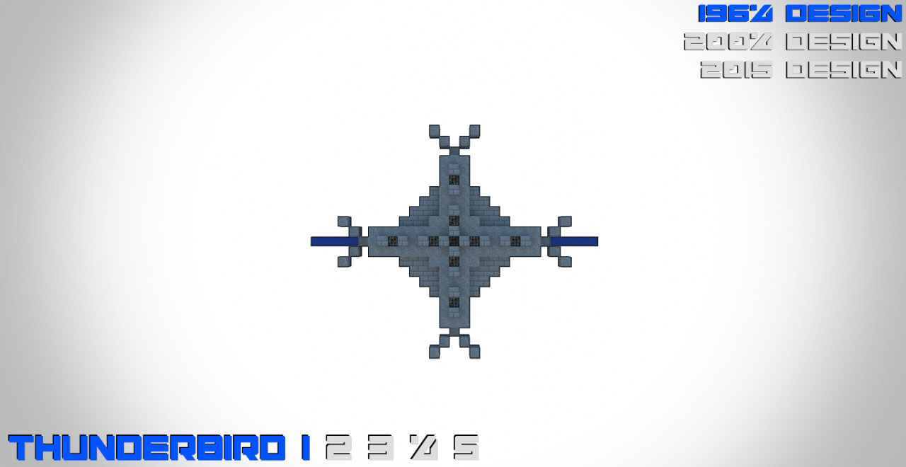 Thunderbird 1 - Original 1964 Design Minecraft Map