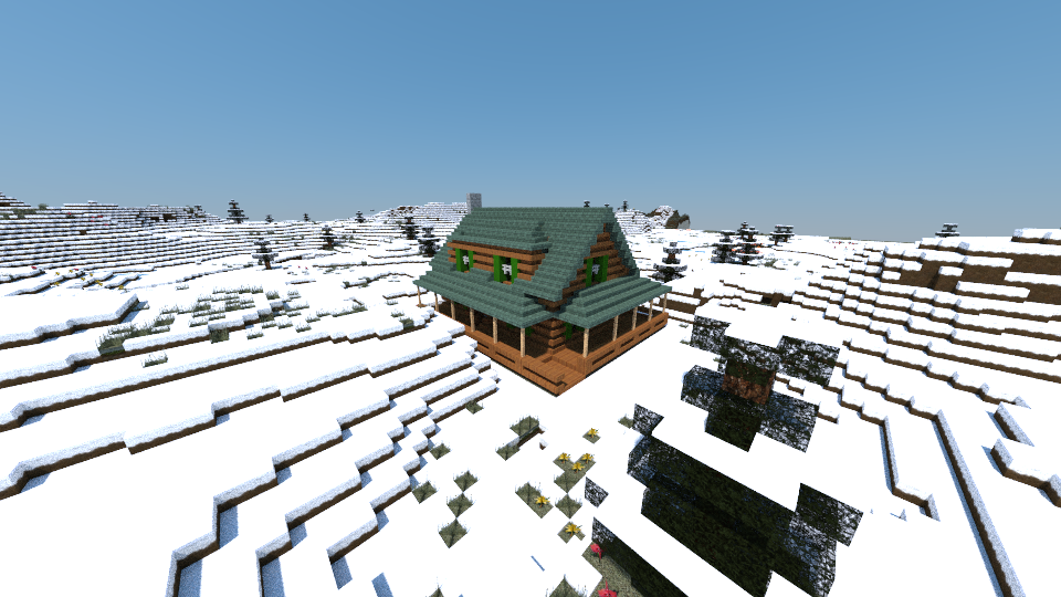 Quick Log home build Minecraft Map