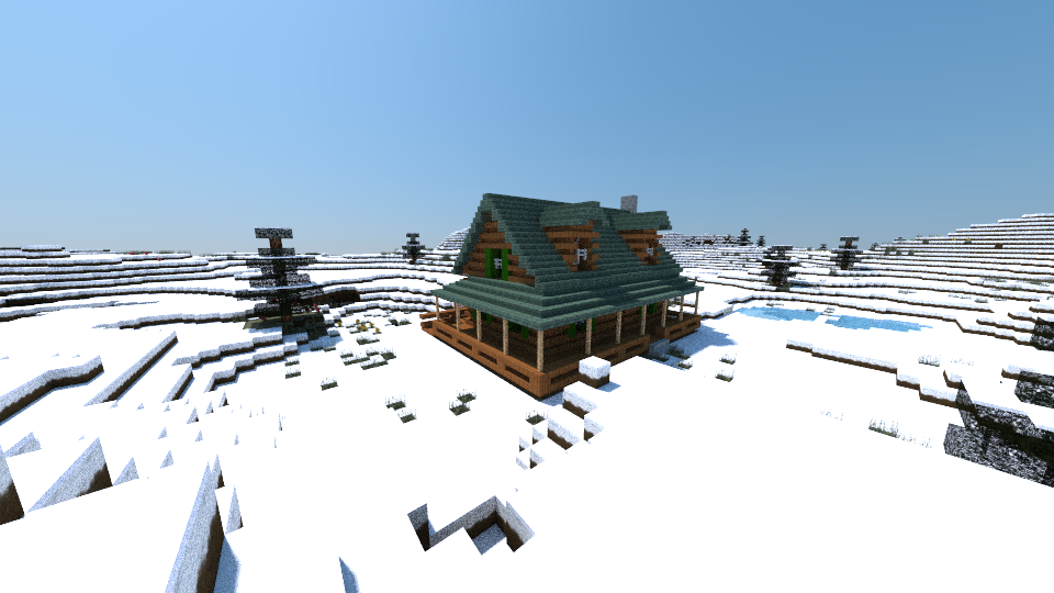 Quick Log home build Minecraft Map