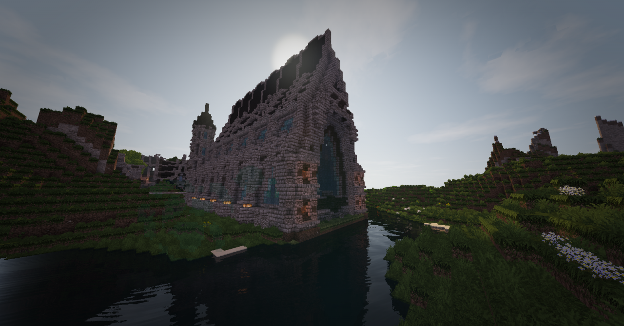 Gothic Cathedral Schematic Minecraft Map