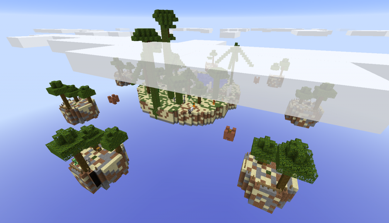 Skywars maps for servers. Minecraft Map