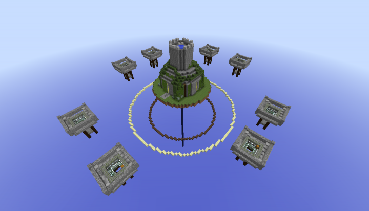 Skywars maps for servers. Minecraft Map