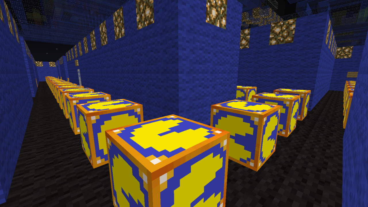 Pac Man Lucky Block Maze (PopularMMOs Version) Minecraft Map