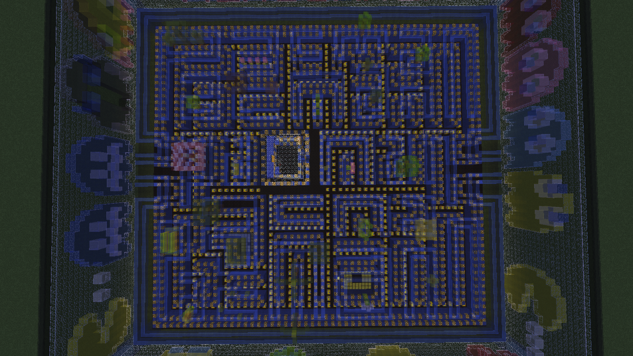 Pac Man Lucky Block Maze (PopularMMOs Version) Minecraft Map