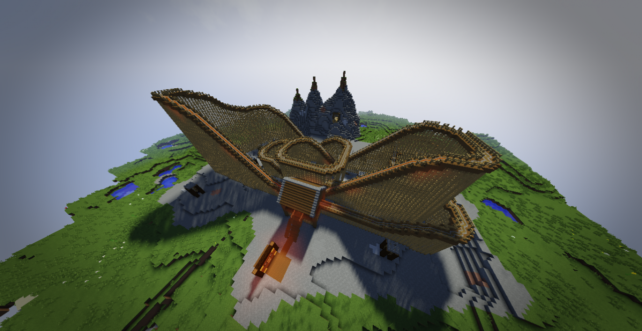 A Mine Roller Coaster Minecraft Map