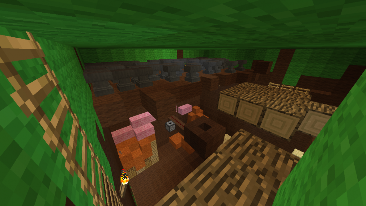 Burning Grass Block Minecraft Map