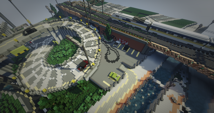 Highway ramp and infrastructures Minecraft Map