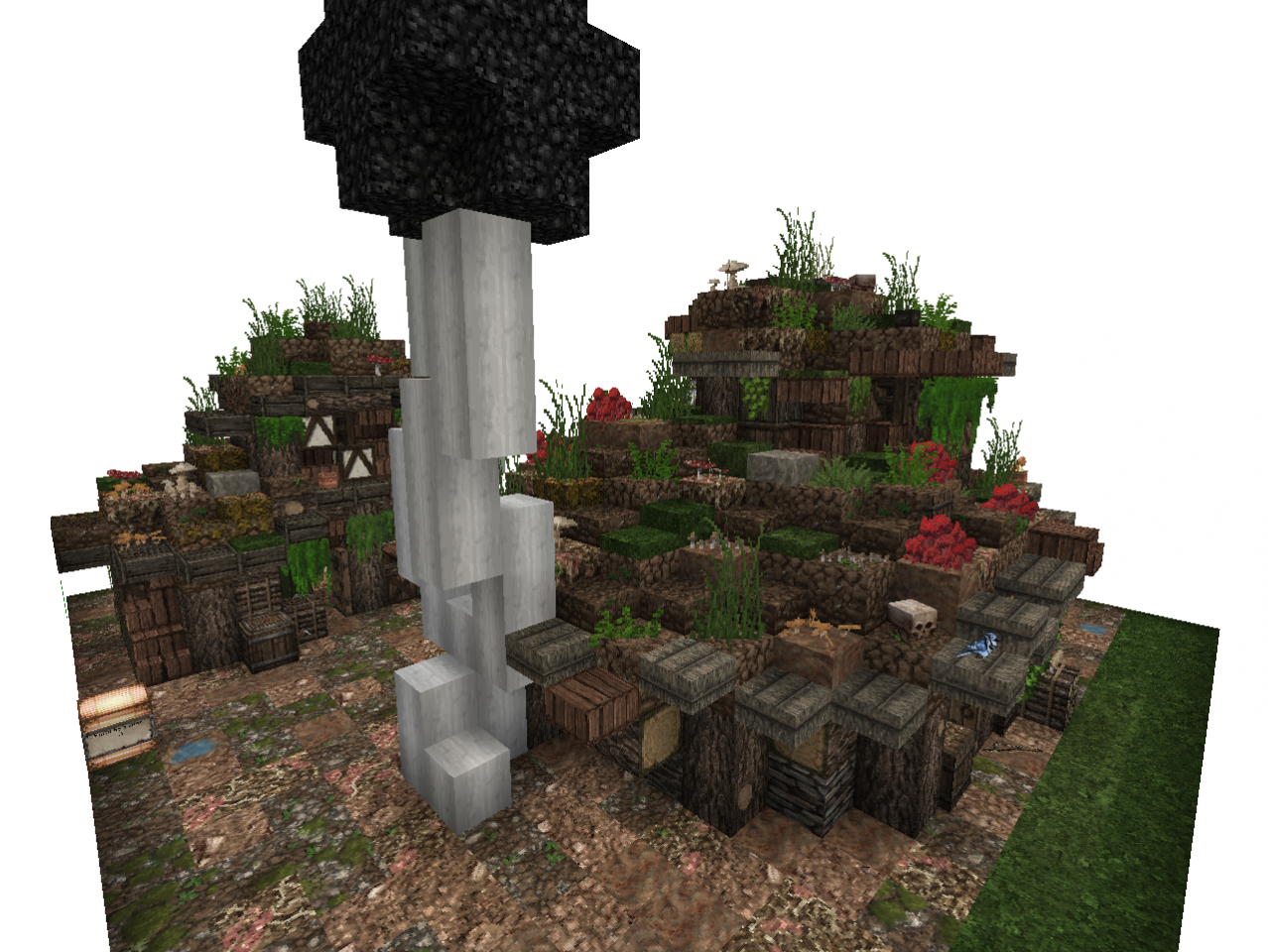 2 Forest houses #WeAreConquest Minecraft Map