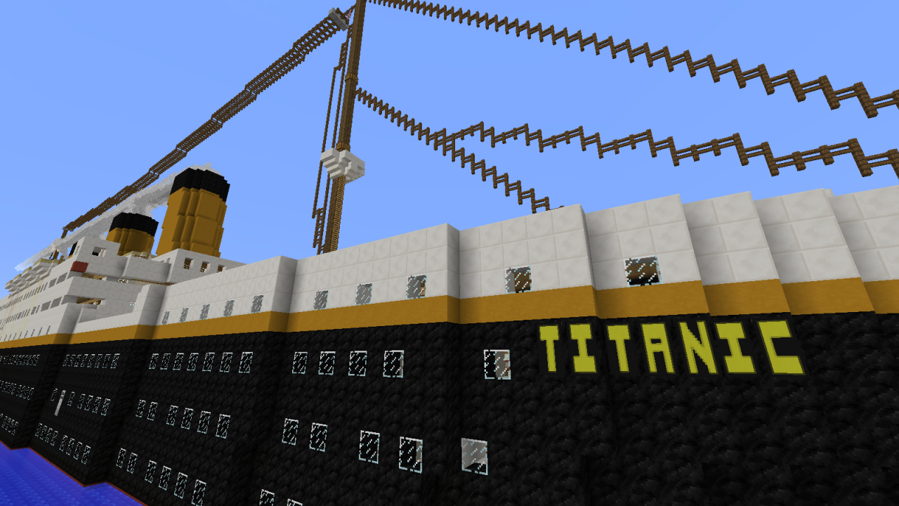 RMS Titanic V1 1:1 [Full Interior] Minecraft Map